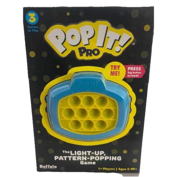 Buffalo Games | Toys | Pop It Pro The Original Light Up Pattern Popping ...